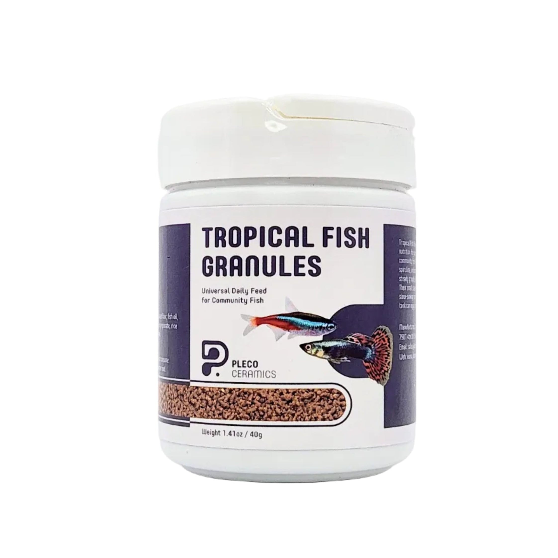 Tropical Fish Granules – Daily Community Fish Feed – Plecoceramics